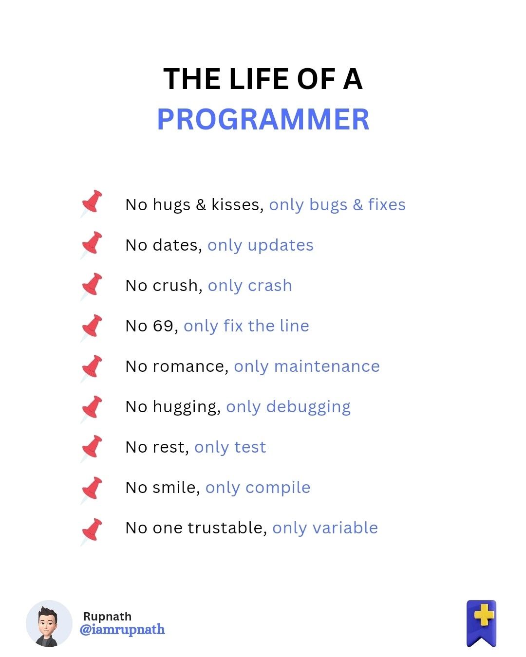 Rupnath Shaw on LinkedIn: #programmer #programmerlife #developerlife Rupnath Shaw on LinkedIn: #programmer #programmerlife #developerlife