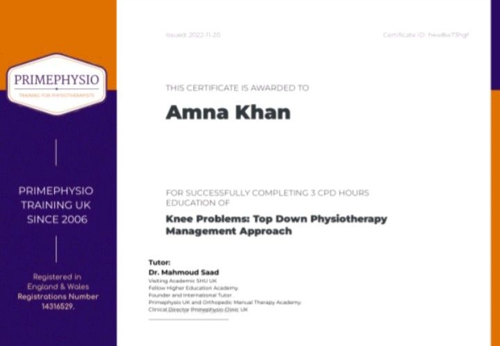 Amna Khan on LinkedIn: #physiotherapy #healthandwellness #medstudent # ... Amna Khan on LinkedIn: #physiotherapy #healthandwellness #medstudent # ...
