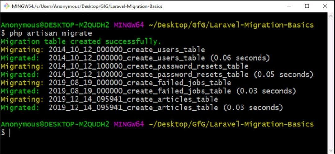 Asfia Aiman auf LinkedIn: #laravel #migrations #eloquent #sql # ... Asfia Aiman auf LinkedIn: #laravel #migrations #eloquent #sql # ...