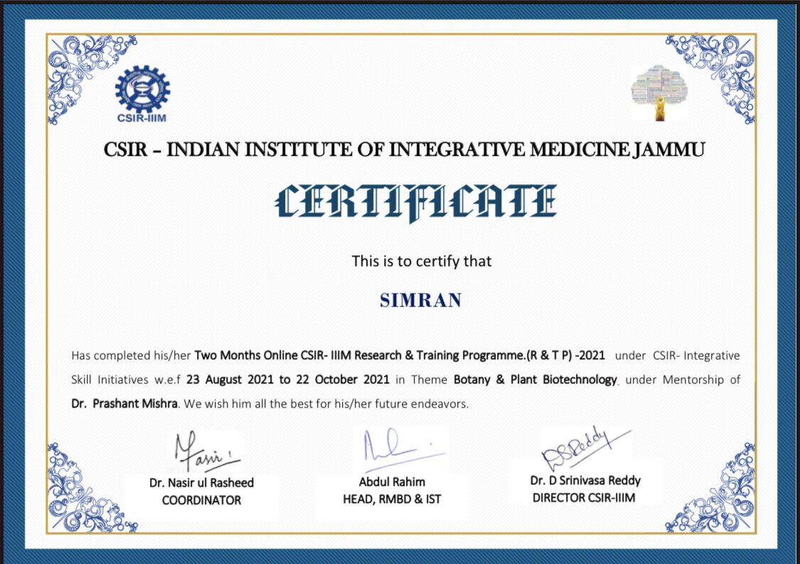 Glad to have completed, a super interesting and informative, two month ... Glad to have completed, a super interesting and informative, two month ...
