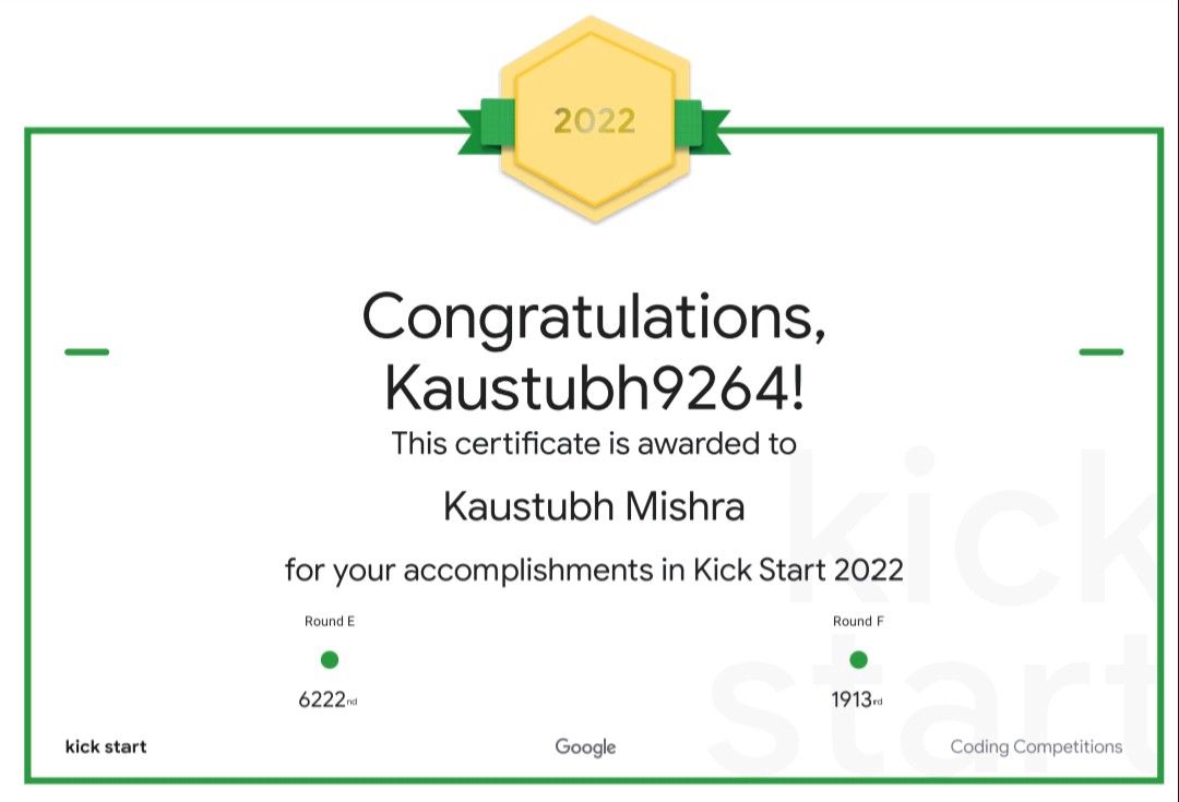 Kaustubh Mishra on LinkedIn: #global #air #kickstart #google #coding # ... Kaustubh Mishra on LinkedIn: #global #air #kickstart #google #coding # ...