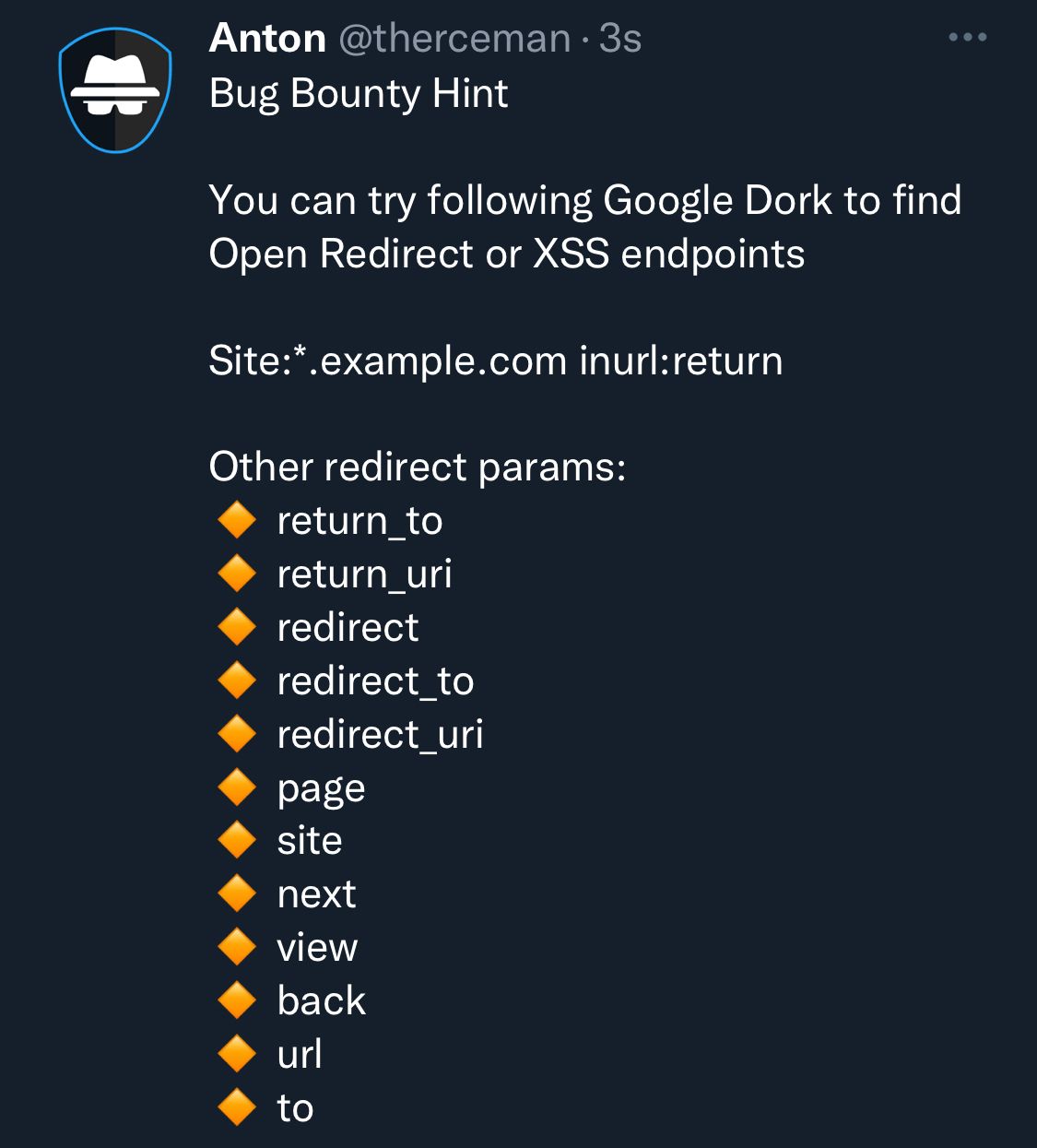 Anton (therceman) on LinkedIn: Bug Bounty Hint You can try following ... Anton (therceman) on LinkedIn: Bug Bounty Hint You can try following ...