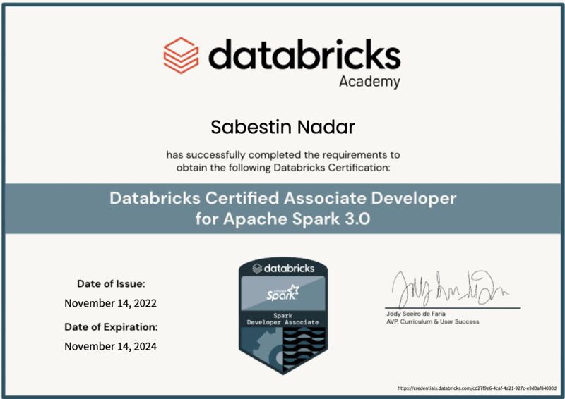 Sabestin Nadar on LinkedIn: #developer #dataengineer Sabestin Nadar on LinkedIn: #developer #dataengineer