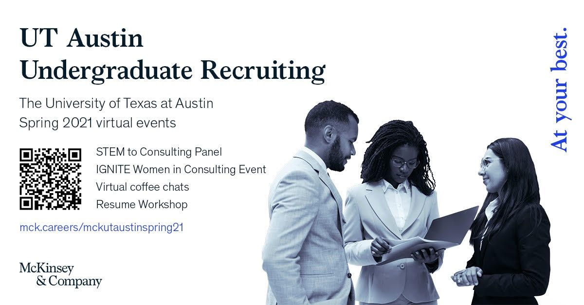 Swetha Davuluru on LinkedIn: Hi Longhorns! McKinsey & Company has ... Swetha Davuluru on LinkedIn: Hi Longhorns! McKinsey & Company has ...