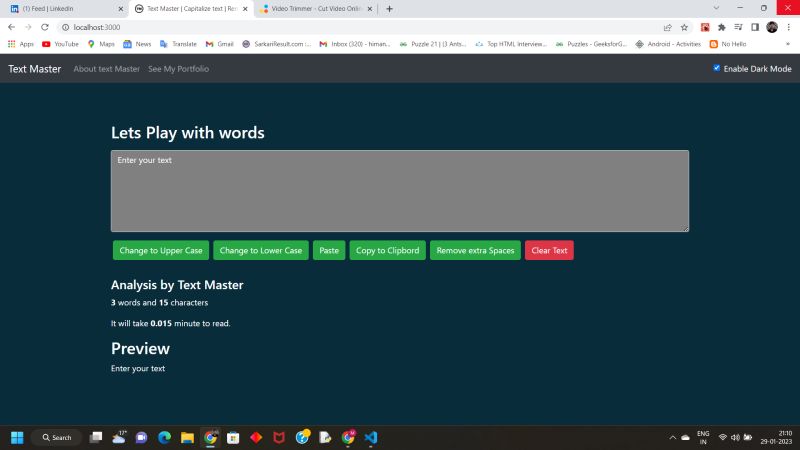 Himanshu Prajapati on LinkedIn: #textmaster #reactjs #mernstack Himanshu Prajapati on LinkedIn: #textmaster #reactjs #mernstack