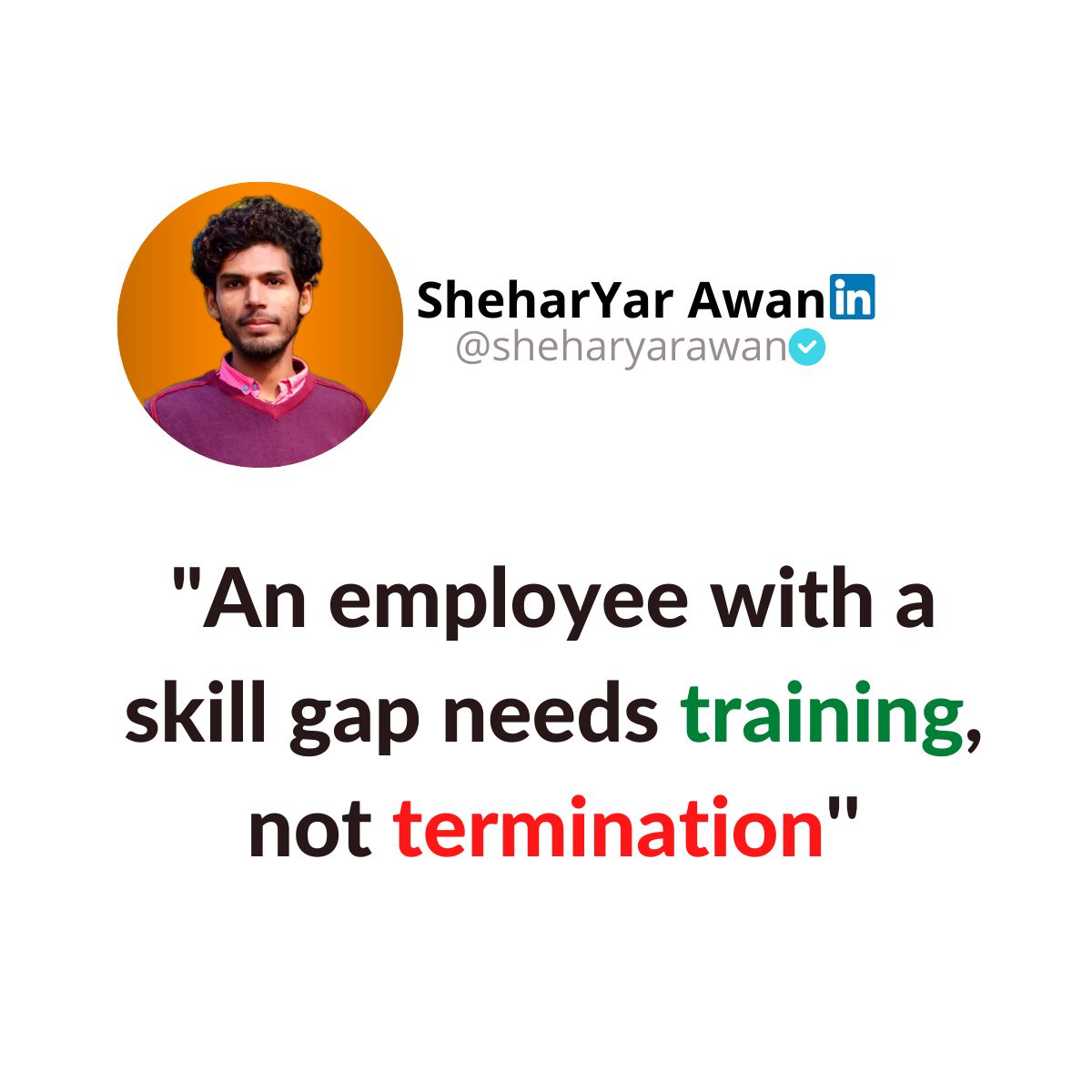 SheharYar Awan posted on LinkedIn SheharYar Awan posted on LinkedIn
