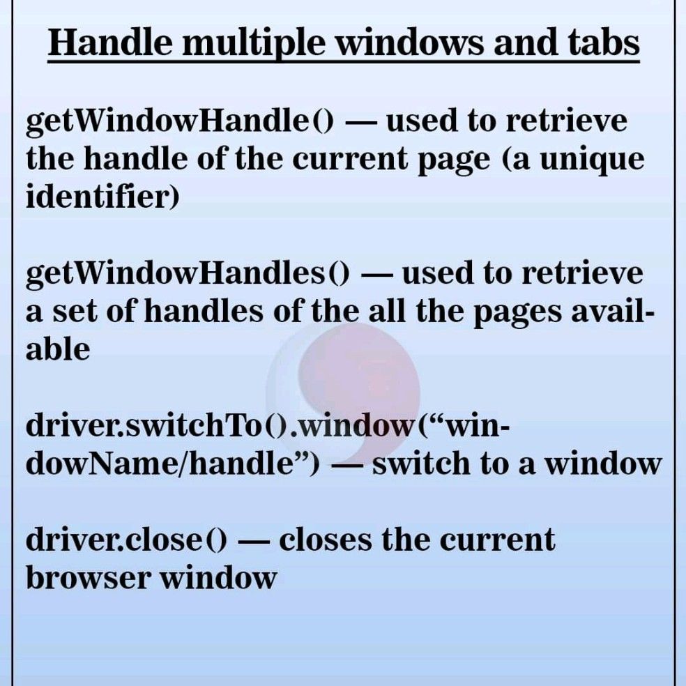 #selenium #seleniumautomation #seleniumwebdriver #seleniumtesting ... #selenium #seleniumautomation #seleniumwebdriver #seleniumtesting ...