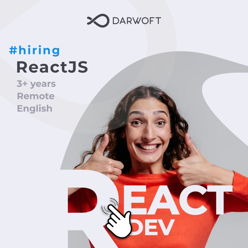 Darwoft on LinkedIn: #hiring #reactjs #darwoft #joindarwoft #bedarwoft ... Darwoft on LinkedIn: #hiring #reactjs #darwoft #joindarwoft #bedarwoft ...