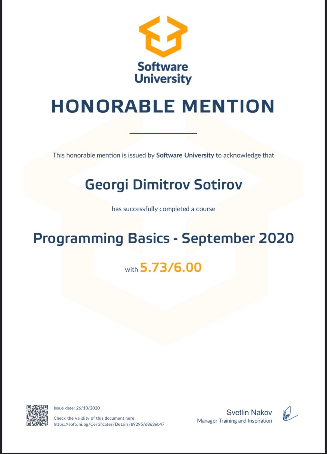 Georgi Sotirov on LinkedIn: Next step JavaFundamentals January2021 ... Georgi Sotirov on LinkedIn: Next step JavaFundamentals January2021 ...