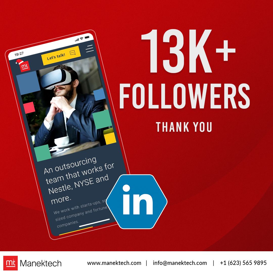 ManekTech on LinkedIn: Custom Software, Web & Mobile App Development ... ManekTech on LinkedIn: Custom Software, Web & Mobile App Development ...