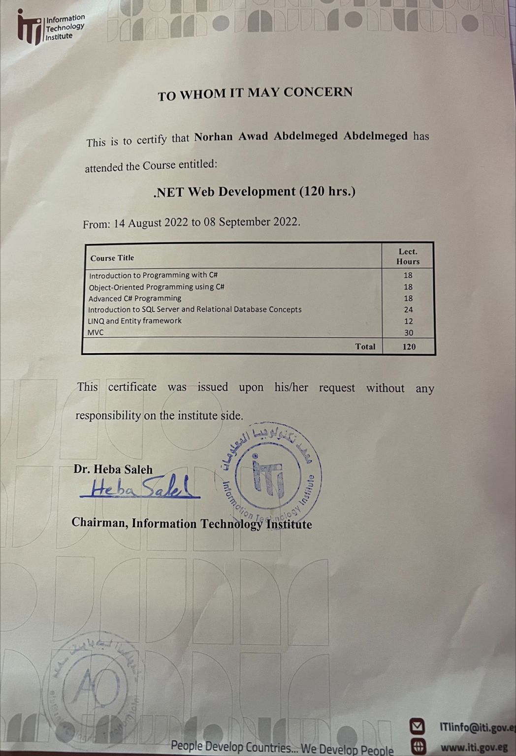 Norhan Awad on LinkedIn: #aspdotnet #csharp #mysql #opp # ... Norhan Awad on LinkedIn: #aspdotnet #csharp #mysql #opp # ...