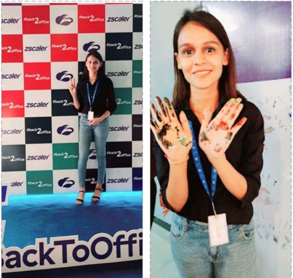 #backtooffice #zscalerlife | Aastha Jain #backtooffice #zscalerlife | Aastha Jain