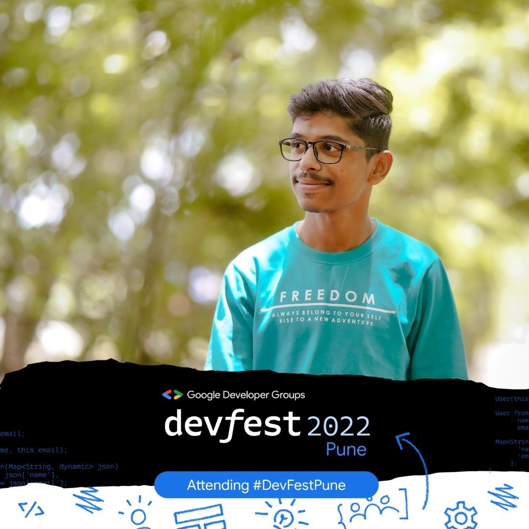 Vedant Kulkarni on LinkedIn: #devfestpune #devfest2022 #gdgpune Vedant Kulkarni on LinkedIn: #devfestpune #devfest2022 #gdgpune