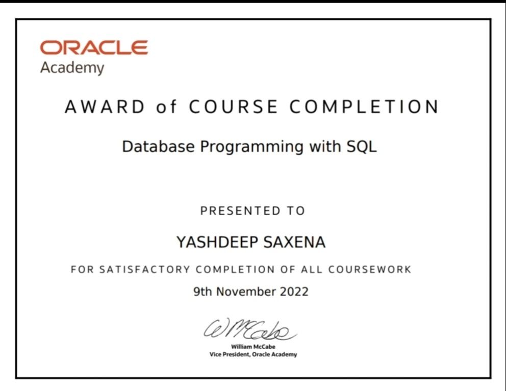 Yashdeep Saxena on LinkedIn: #connections #databasemanagement # ... Yashdeep Saxena on LinkedIn: #connections #databasemanagement # ...