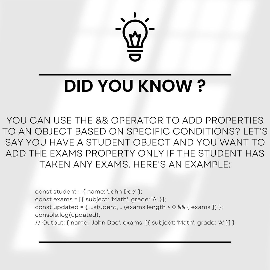 Jack Strauss on LinkedIn: #javascript #tips Jack Strauss on LinkedIn: #javascript #tips