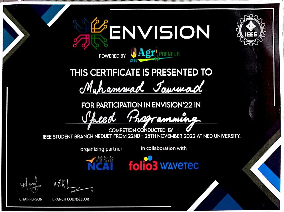 Muhammad Jawwad on LinkedIn: #envision #programming #event # ... Muhammad Jawwad on LinkedIn: #envision #programming #event # ...