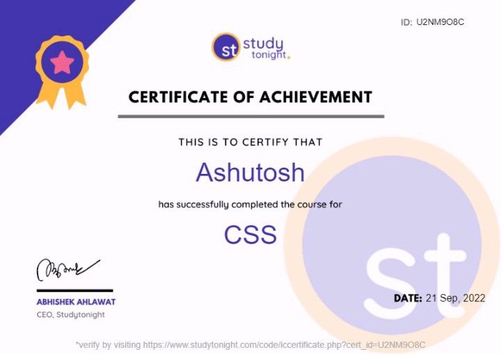 Ashutosh . on LinkedIn: #css #html #projects #learning Ashutosh . on LinkedIn: #css #html #projects #learning