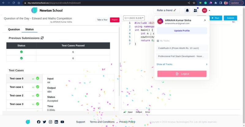 Arnava Kumar Sinha on LinkedIn: #cplusplus #day3 #30daysofcode # ... Arnava Kumar Sinha on LinkedIn: #cplusplus #day3 #30daysofcode # ...