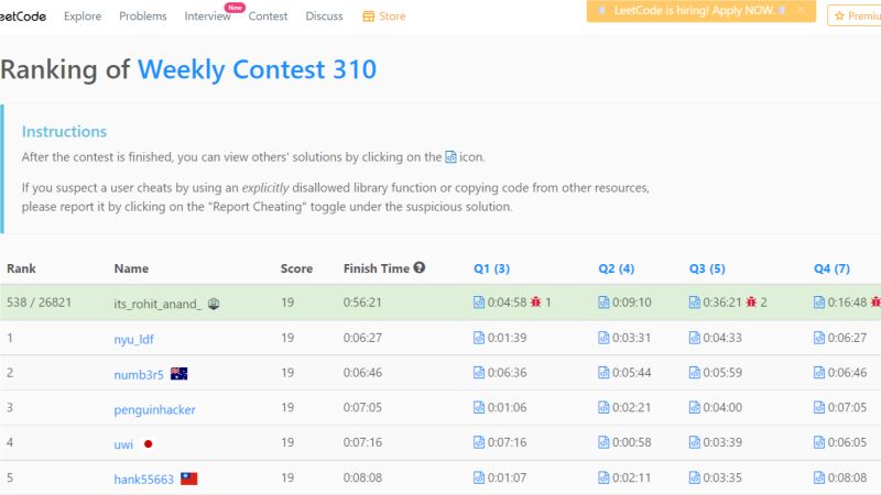 Rohit Anand on LinkedIn: #leetcode #competitiveprogramming #coding # ... Rohit Anand on LinkedIn: #leetcode #competitiveprogramming #coding # ...