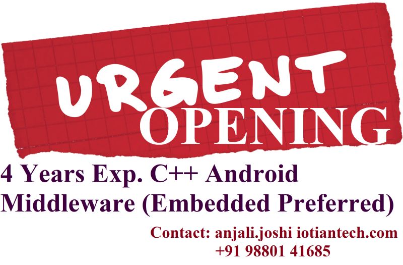 Anuurag A Edlabadkar on LinkedIn: 4 Year Exp. C++ Android Middleware ... Anuurag A Edlabadkar on LinkedIn: 4 Year Exp. C++ Android Middleware ...