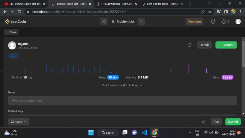 Rajat Tiwari on LinkedIn: #hundred_days_coding #codechef #linkedlist # ... Rajat Tiwari on LinkedIn: #hundred_days_coding #codechef #linkedlist # ...