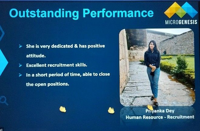Priyanka Dey on LinkedIn: Thanks to MicroGenesis Techsoft Pvt. Ltd ... Priyanka Dey on LinkedIn: Thanks to MicroGenesis Techsoft Pvt. Ltd ...