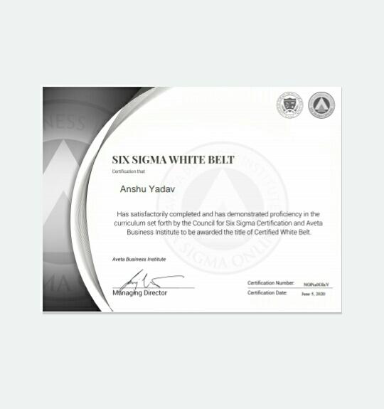 Anshu yadav on LinkedIn: #sixsigma #methodology #process #whitebelt # ... Anshu yadav on LinkedIn: #sixsigma #methodology #process #whitebelt # ...