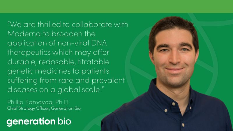 Lee Cooper on LinkedIn: Moderna and Generation Bio Announce Strategic ... Lee Cooper on LinkedIn: Moderna and Generation Bio Announce Strategic ...