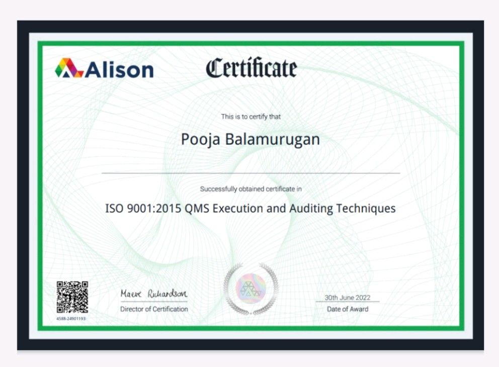 Pooja Balamurugan on LinkedIn: #alison #learninganddevelopment # ... Pooja Balamurugan on LinkedIn: #alison #learninganddevelopment # ...