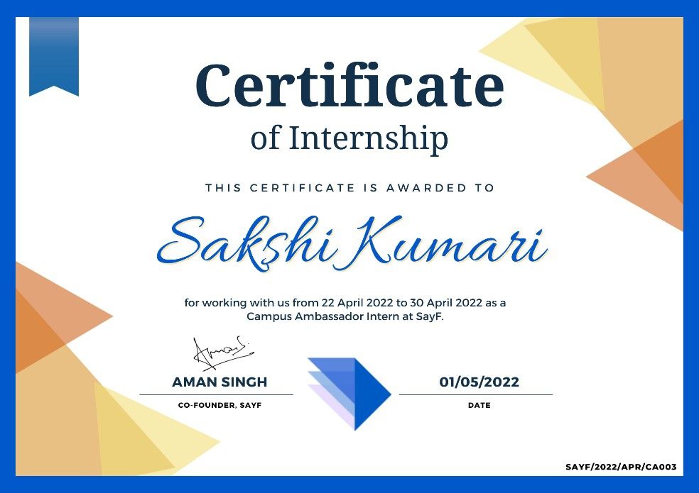 Sakshi Kumari on LinkedIn: #internship Sakshi Kumari on LinkedIn: #internship