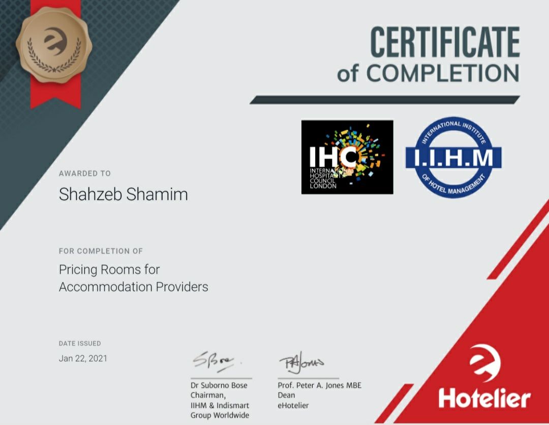 Shahzeb Shamim on LinkedIn: #certificate_for_completion Shahzeb Shamim on LinkedIn: #certificate_for_completion