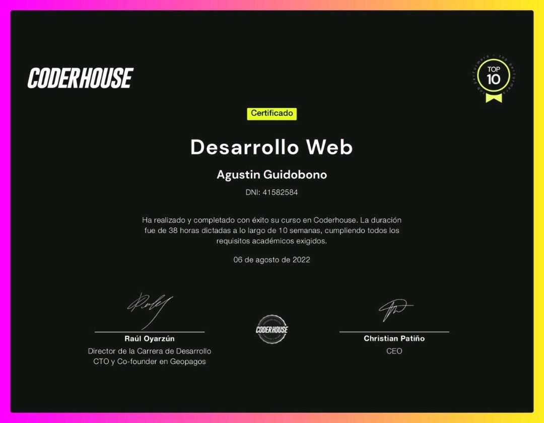 Agustin Miguel Guidobono en LinkedIn: #javascript #frontend #react # ... Agustin Miguel Guidobono en LinkedIn: #javascript #frontend #react # ...