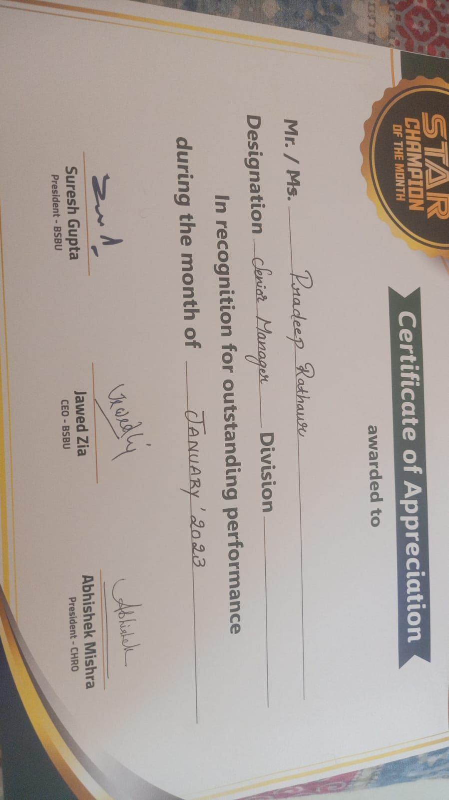 Pradeep Singh Rathaur on LinkedIn: So happy to share within short span ... Pradeep Singh Rathaur on LinkedIn: So happy to share within short span ...