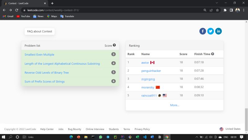 Ravi Kumar Gupta on LinkedIn: Solved all problem in leetcode weekly ... Ravi Kumar Gupta on LinkedIn: Solved all problem in leetcode weekly ...
