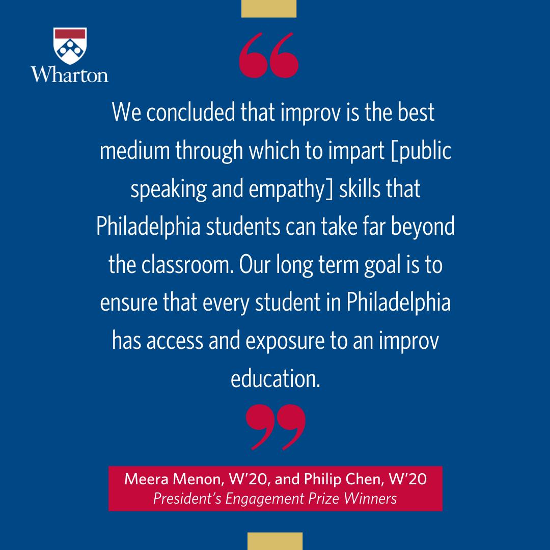 The Wharton School on LinkedIn: Meera Menon and Philip Chen (both W’20 ... The Wharton School on LinkedIn: Meera Menon and Philip Chen (both W’20 ...