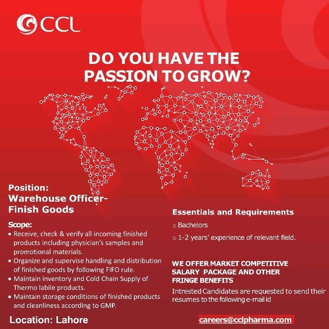 Anila Jamil on LinkedIn: #warehouse #officer #bachelors # ... Anila Jamil on LinkedIn: #warehouse #officer #bachelors # ...