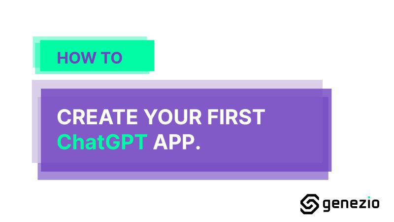 Genezio on LinkedIn: Create your first app using ChatGPT Genezio on LinkedIn: Create your first app using ChatGPT