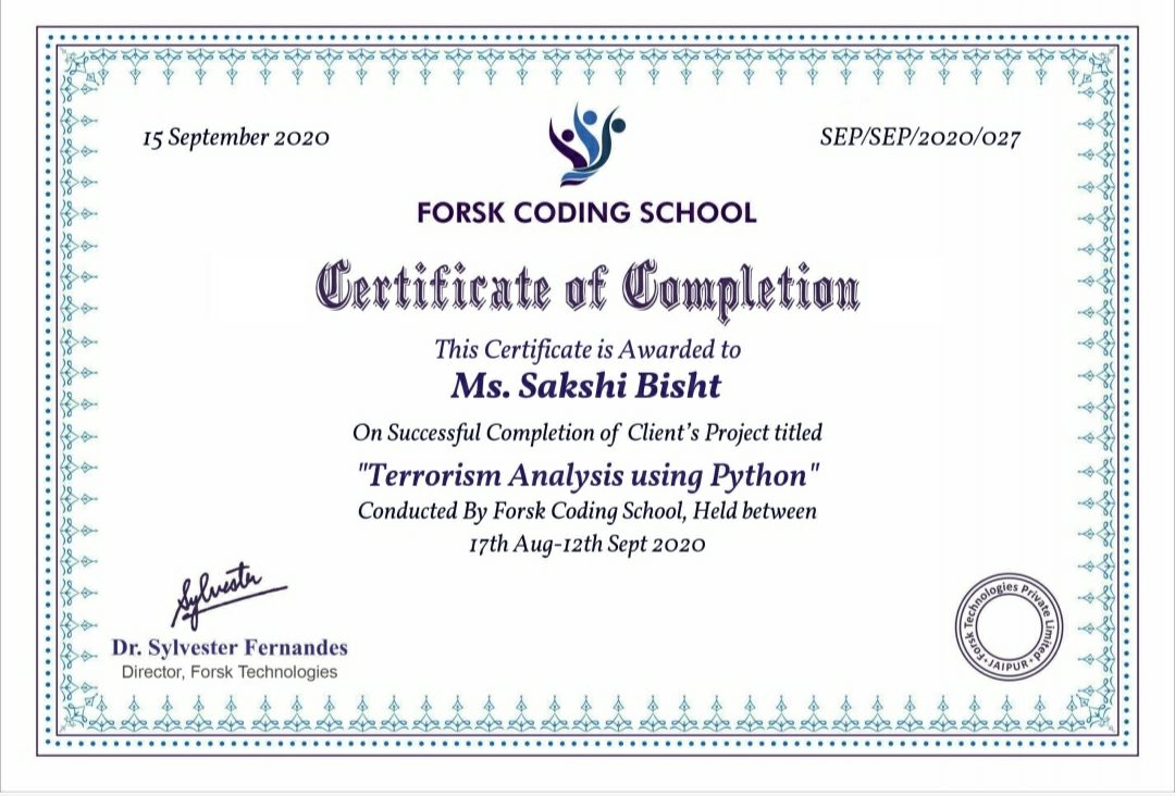 Sakshi Bisht on LinkedIn: #experience #python #coding #datascience Sakshi Bisht on LinkedIn: #experience #python #coding #datascience