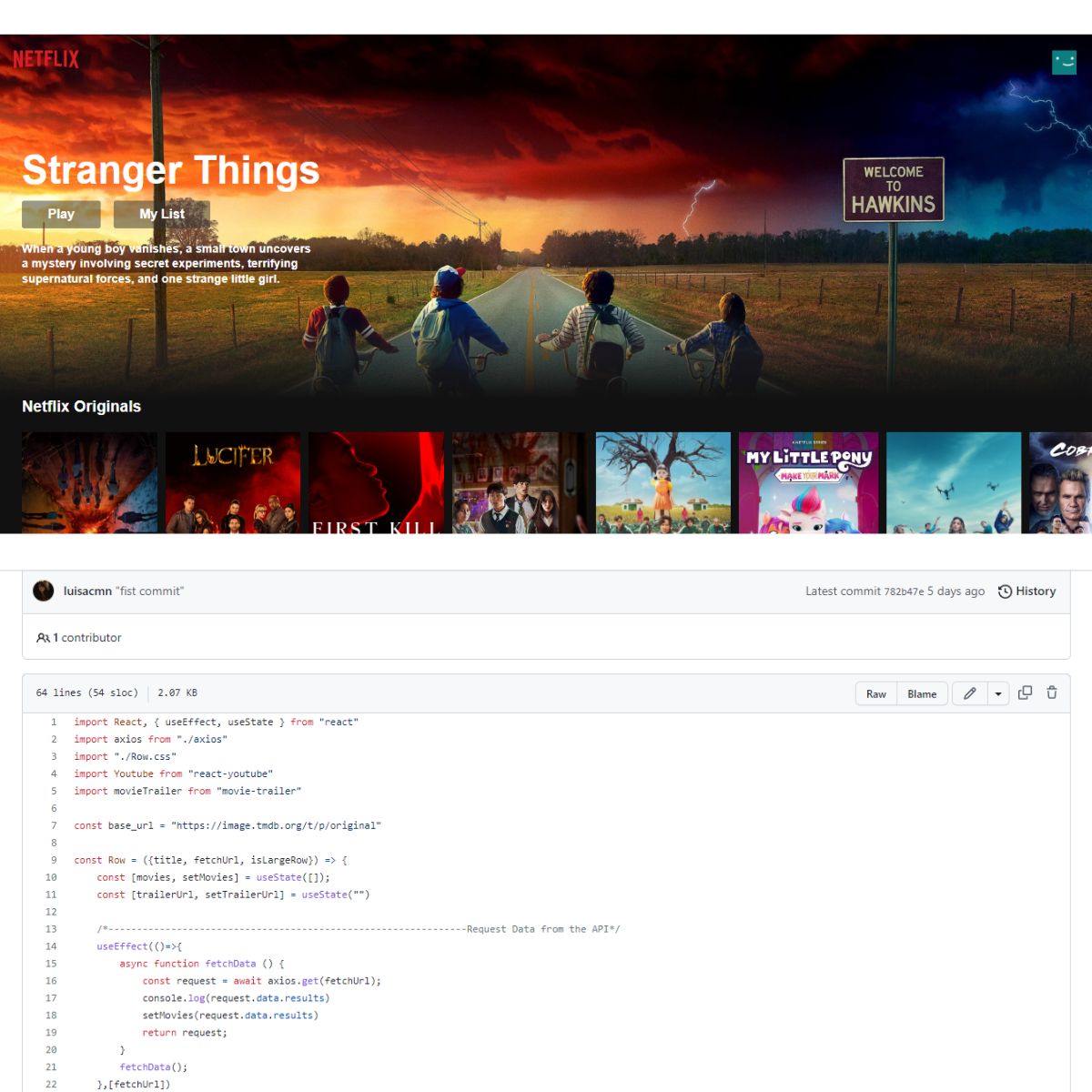 #reactjs #github #netflix #api #frontend #frontenddevelopment… | Luisa ... #reactjs #github #netflix #api #frontend #frontenddevelopment… | Luisa ...