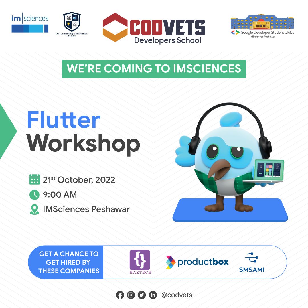 Codvets on LinkedIn: #flutterdev #flutter #workshop #flutterdeveloper # ... Codvets on LinkedIn: #flutterdev #flutter #workshop #flutterdeveloper # ...
