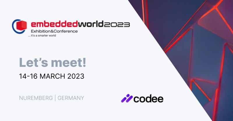 Codee on LinkedIn: Embedded World Conference - Codee Codee on LinkedIn: Embedded World Conference - Codee
