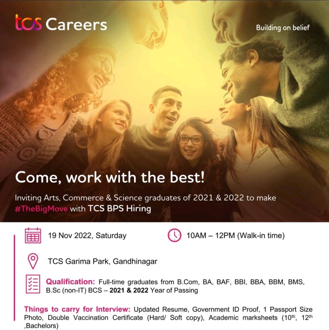 Supriya Iyer on LinkedIn: TCS BPS Walk-in Interview and Test at TCS ... Supriya Iyer on LinkedIn: TCS BPS Walk-in Interview and Test at TCS ...