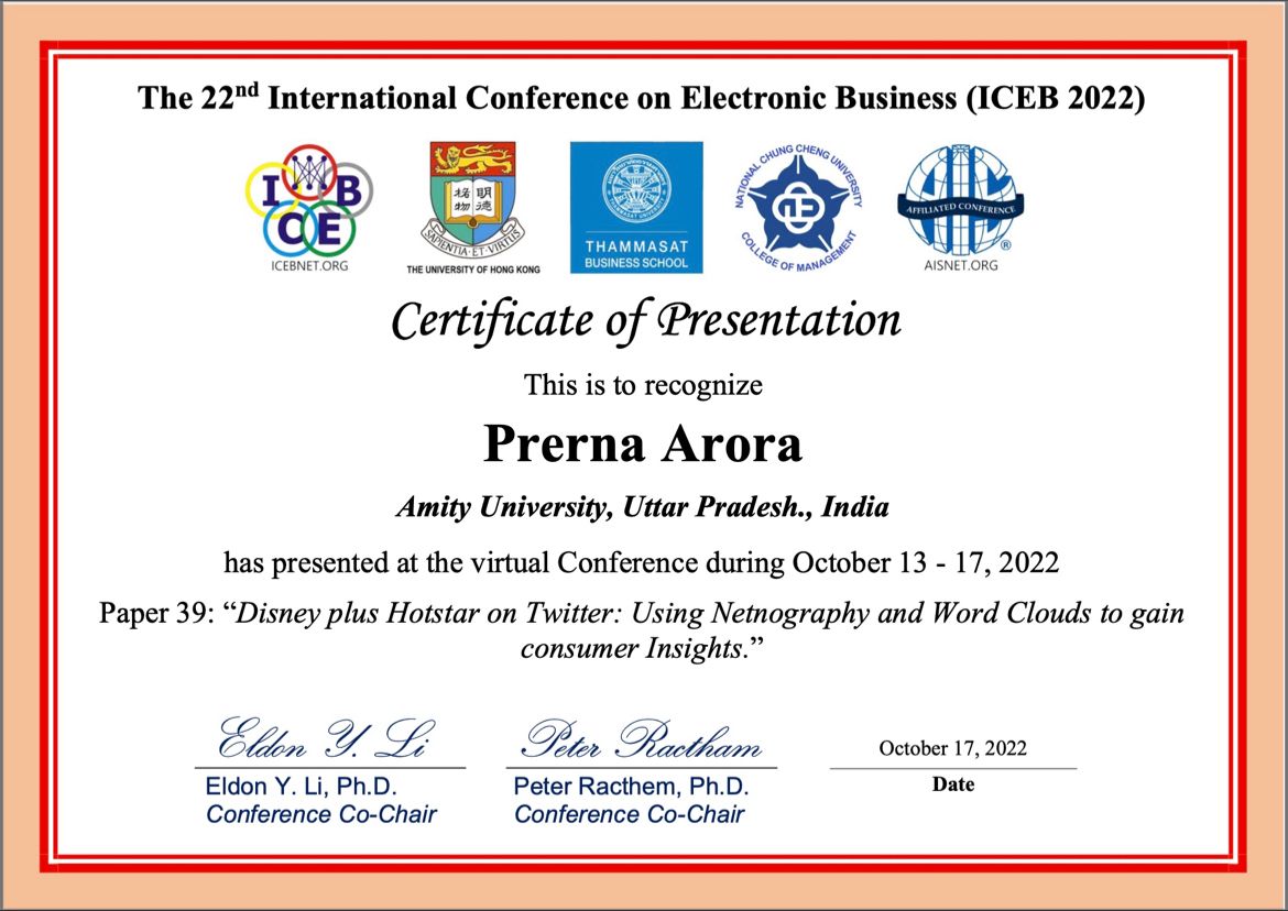 Dr. Prerna Arora on LinkedIn: #research #learning #researchconference # ... Dr. Prerna Arora on LinkedIn: #research #learning #researchconference # ...