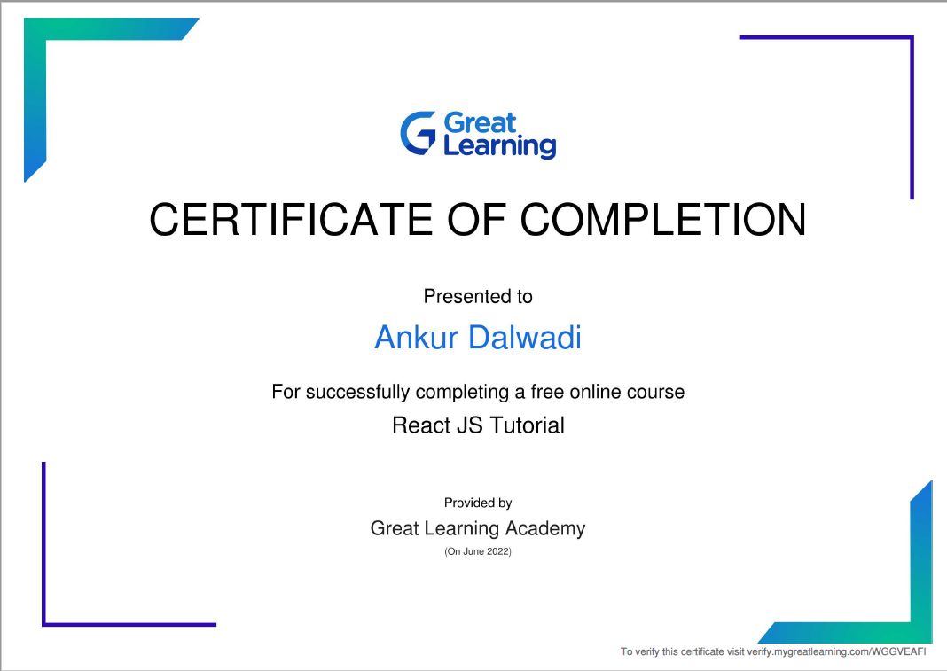 Ankur Dalwadi on LinkedIn: #reactjs #reactjsdevelopment Ankur Dalwadi on LinkedIn: #reactjs #reactjsdevelopment