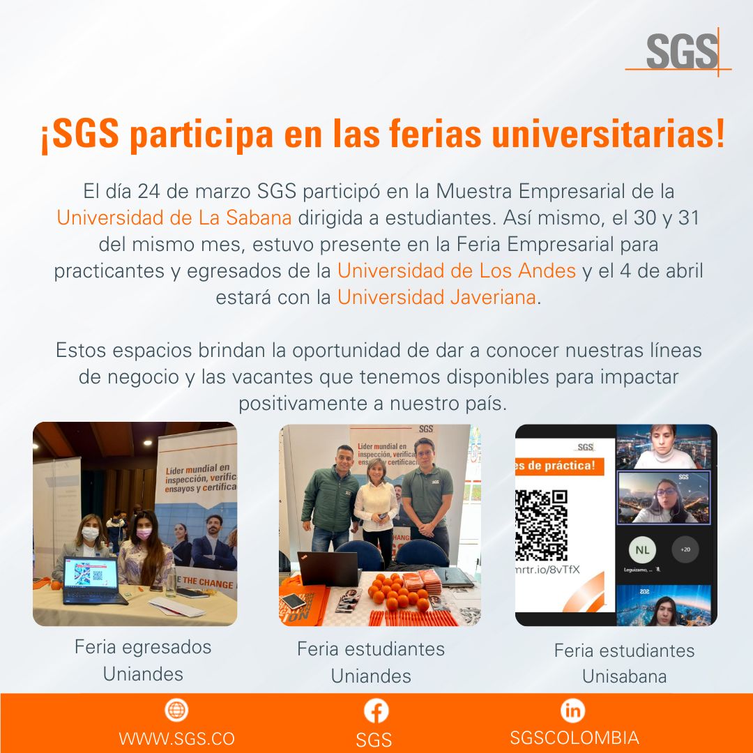 SGS Colombia en LinkedIn: #sgscolombia SGS Colombia en LinkedIn: #sgscolombia