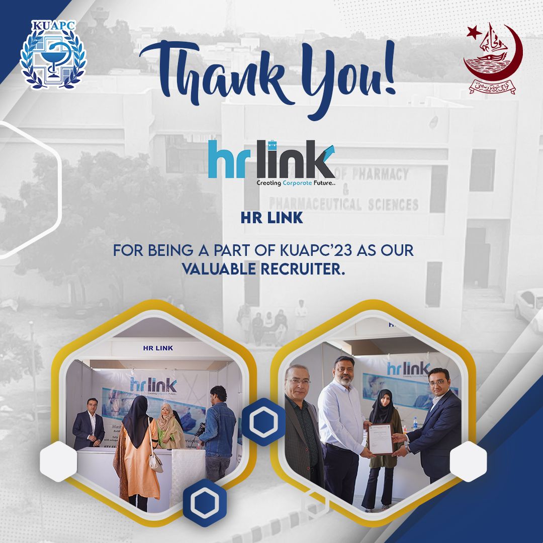 Karachi University Annual Pharma Career Fair thanks HR Link for being a ... Karachi University Annual Pharma Career Fair thanks HR Link for being a ...