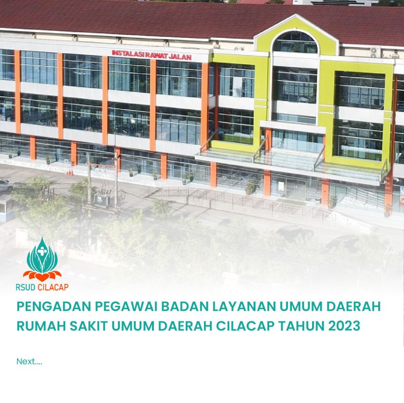 Madingloker Official on LinkedIn: Pengadaan Pegawai BLUD RSUD Cilacap ... Madingloker Official on LinkedIn: Pengadaan Pegawai BLUD RSUD Cilacap ...
