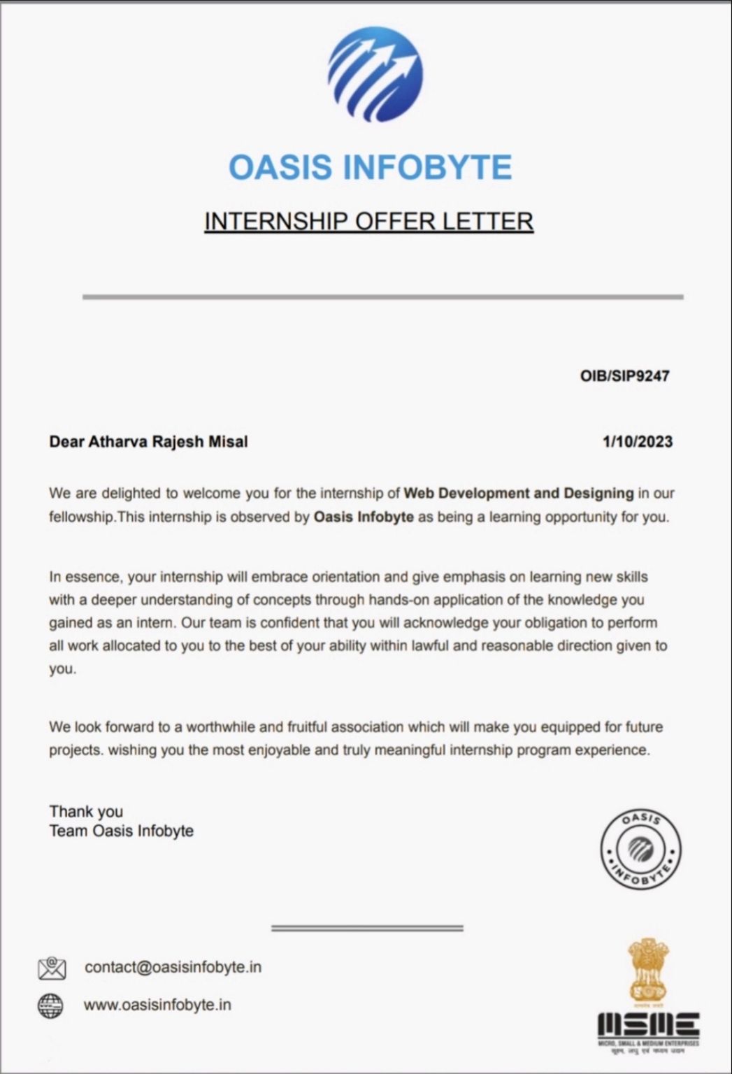 Atharva Misal on LinkedIn: #connections #webdeveloper #intern # ... Atharva Misal on LinkedIn: #connections #webdeveloper #intern # ...