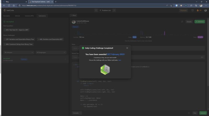 Carlos Souza on LinkedIn: #leetcode #dsa #algorithms #neverstoplearning Carlos Souza on LinkedIn: #leetcode #dsa #algorithms #neverstoplearning