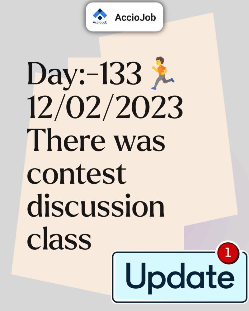 Amit Kumar on LinkedIn: #acciojob #200daysofcodechallenge ... Amit Kumar on LinkedIn: #acciojob #200daysofcodechallenge ...